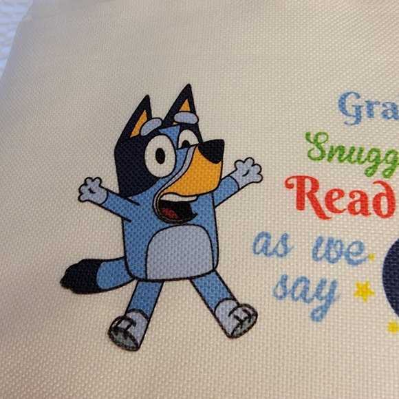 Bedding | Blue Dog Bluey A Pillow Snuggle Me Tight Read Me A Story As ...